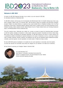 Welcome message – IBD2025